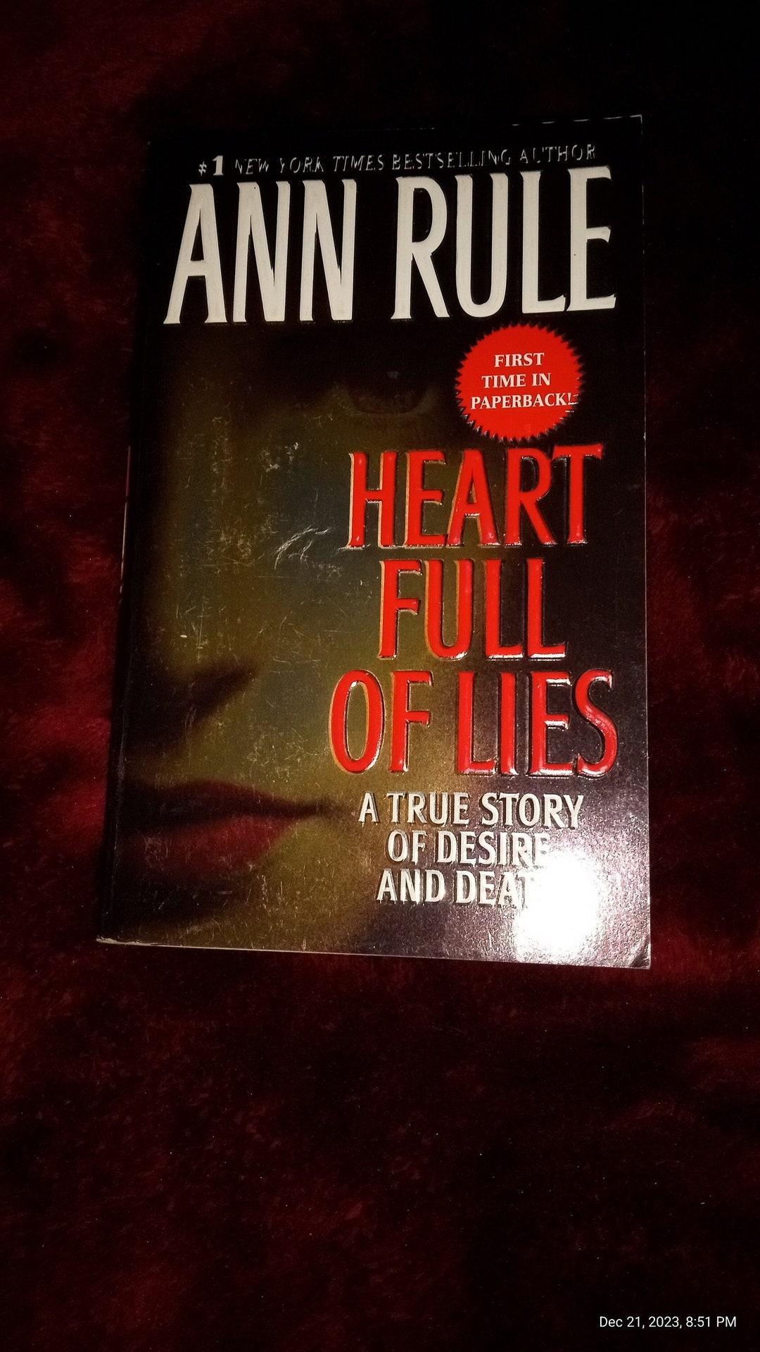 Heart Full of Lies Book by Ann Rule True Crime Books - Etsy