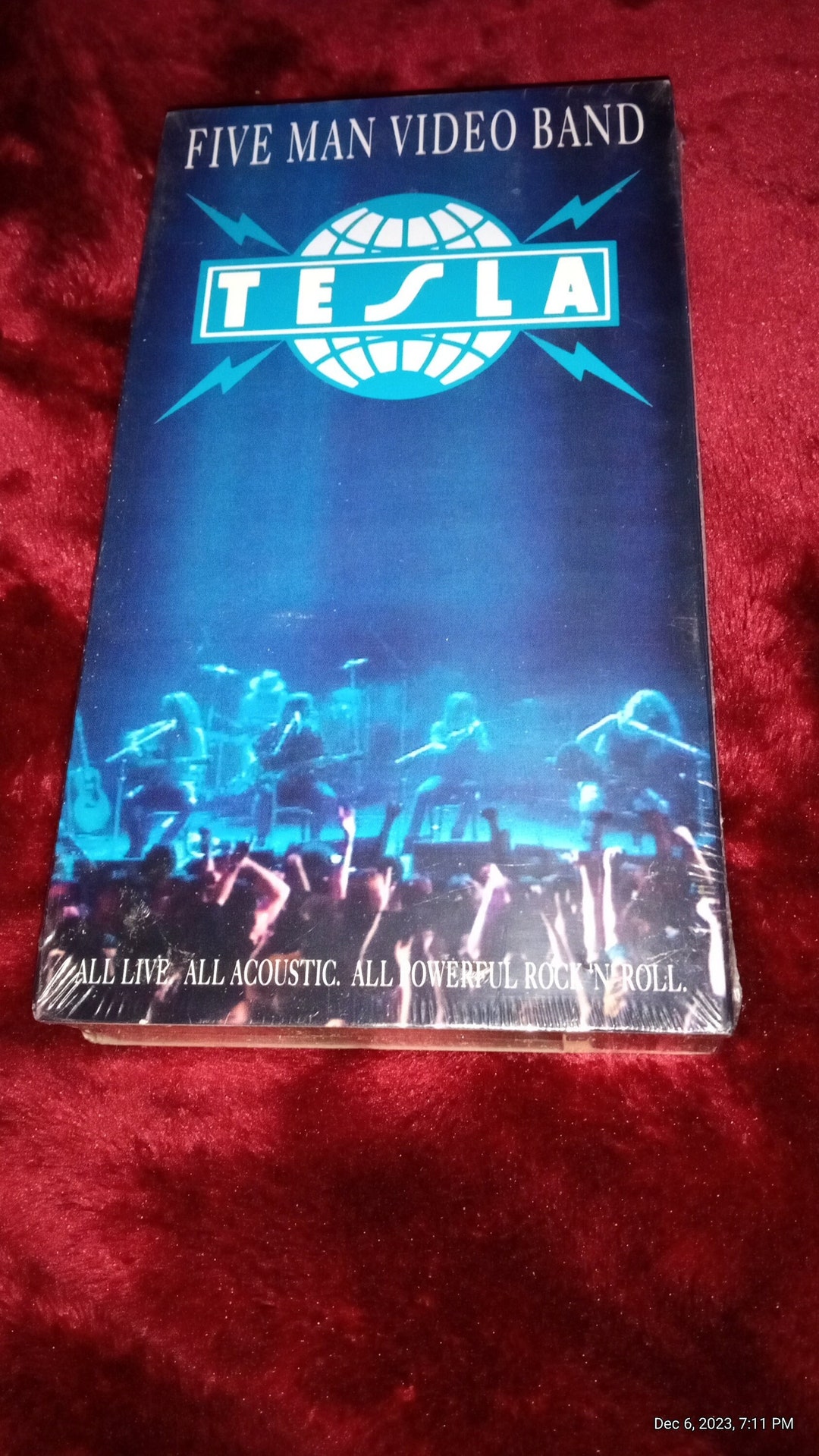 Tesla Sealed VHS 1991 Tesla Band Music VHS - Etsy