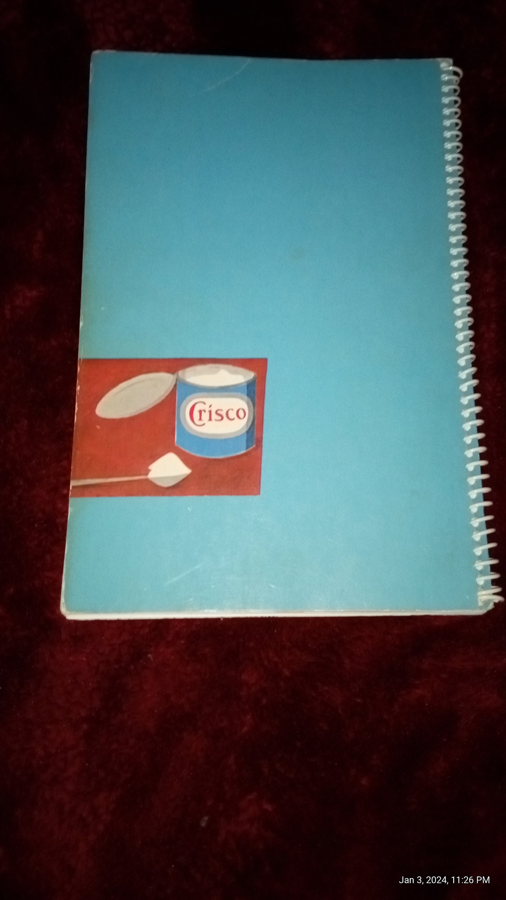 Vintage Crisco Cookbook Vintage Kitchen Decor - Etsy