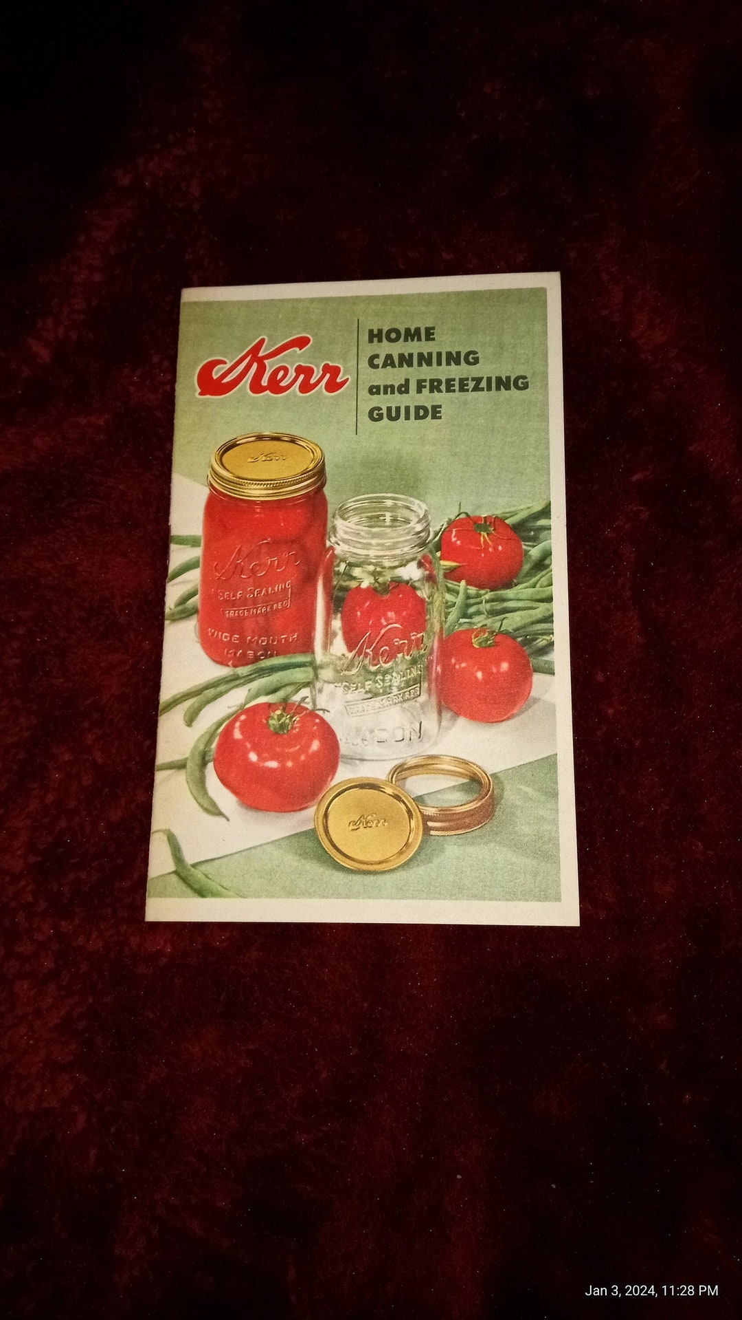 Vintage Kerr Home Canning and Freezing Guide Booklet Vintage Kitchen ...