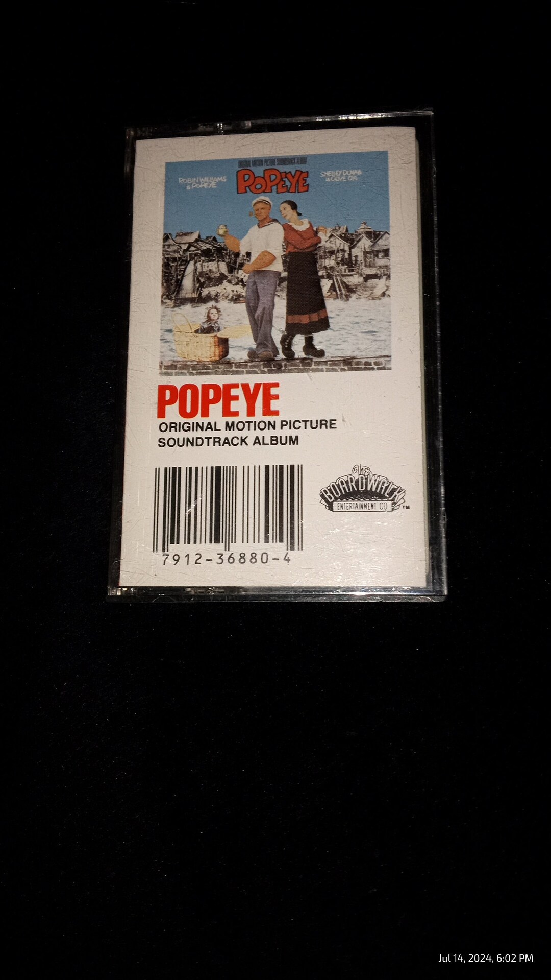 Popeye Original Motion Picture Soundtrack Album Cassette Tape - Etsy