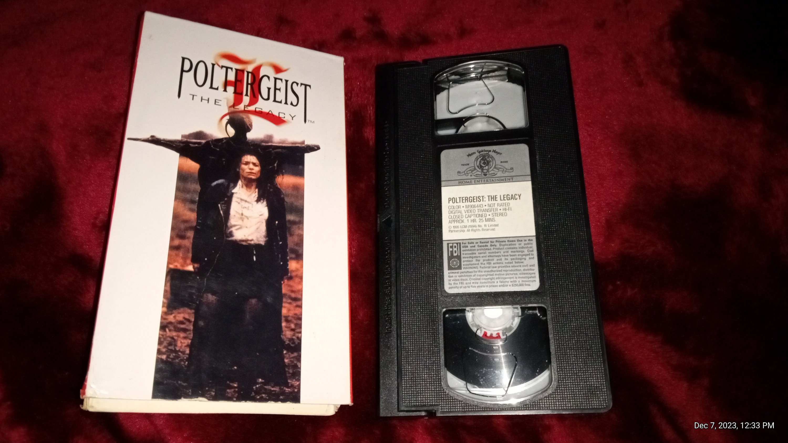 Poltergeist the Legacy VHS Horror Vhs - Etsy