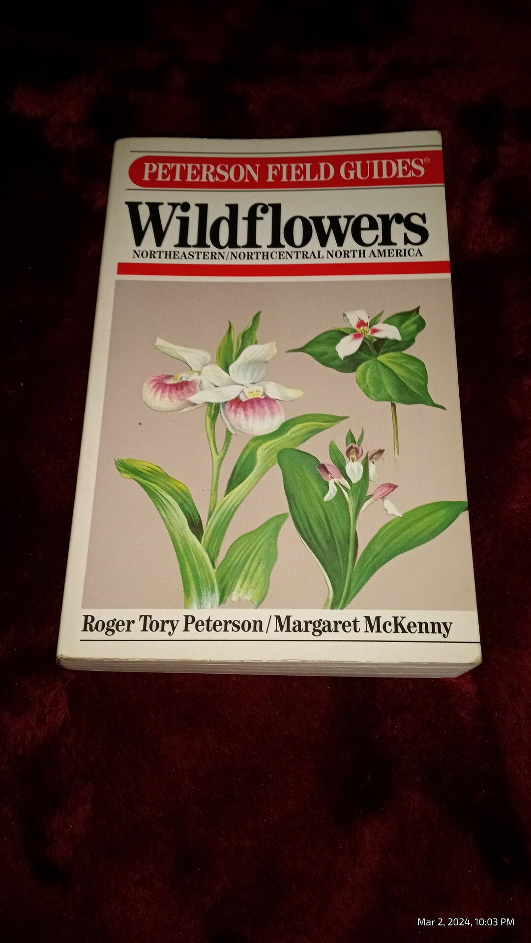 Wildflowers Book Peterson Field Guide Book Wildflowers of North Eastern ...
