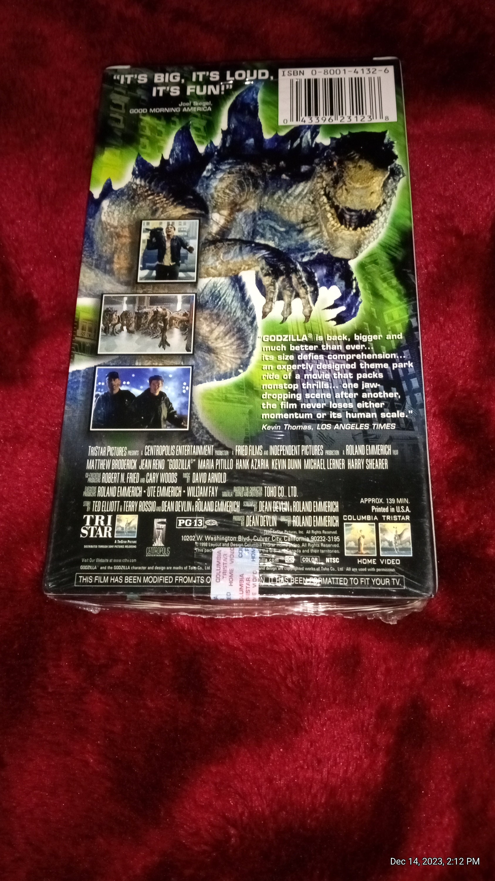 Godzilla VHS Sealed Vhs - Etsy