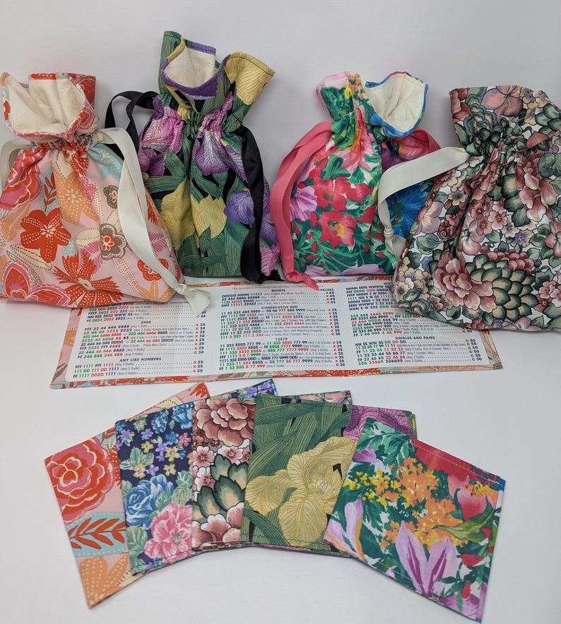 Mahjong Accessories Card Covers LARGE & REGULAR SIZES and Tile Bags ...