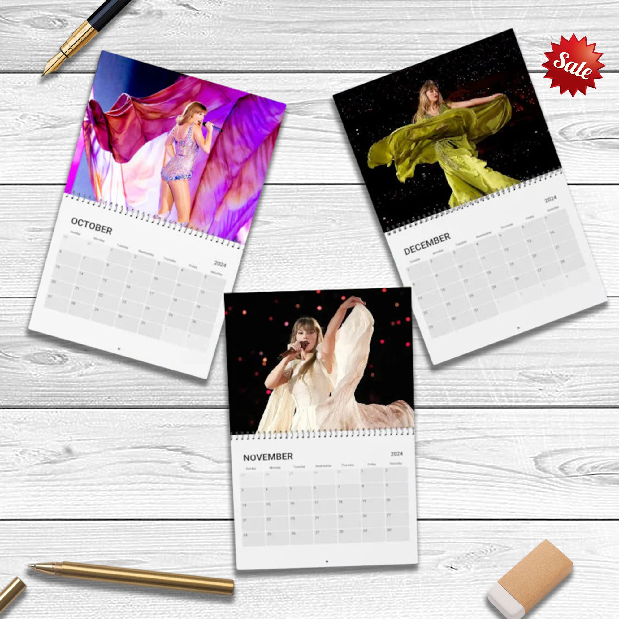 In My 2024 Era Wall Calendar, Custom Taylor Version Calendar, Taylor ...
