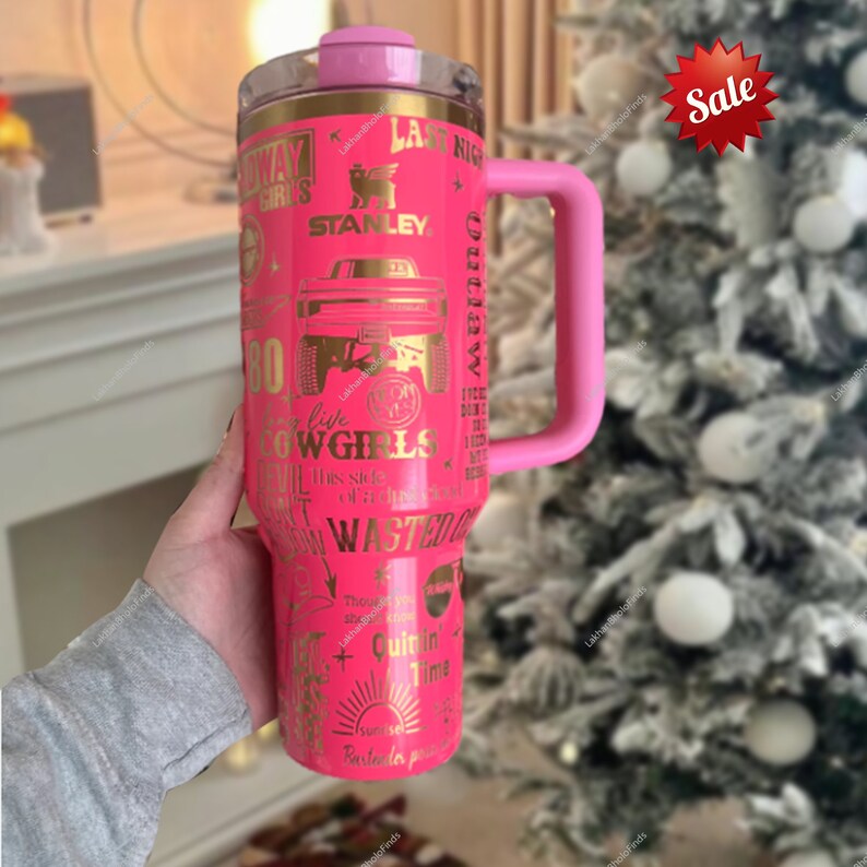 Morgan Wallen Signature Engraved 40oz Tumbler, Country Music Stanley ...