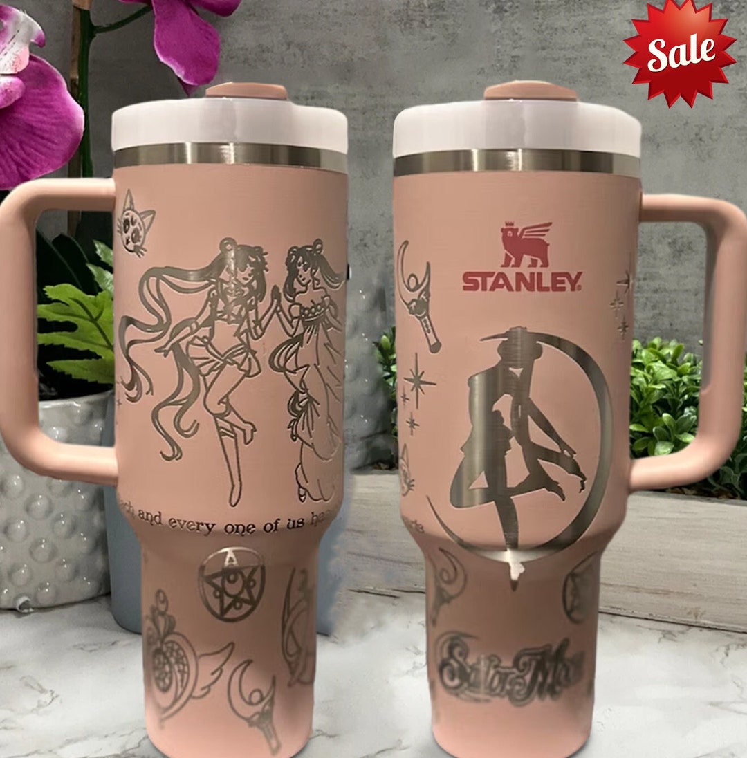 Sailor Moon Stanley 40 Oz Quencher 2.0, Sailor Moon Full Wrap Engraved ...