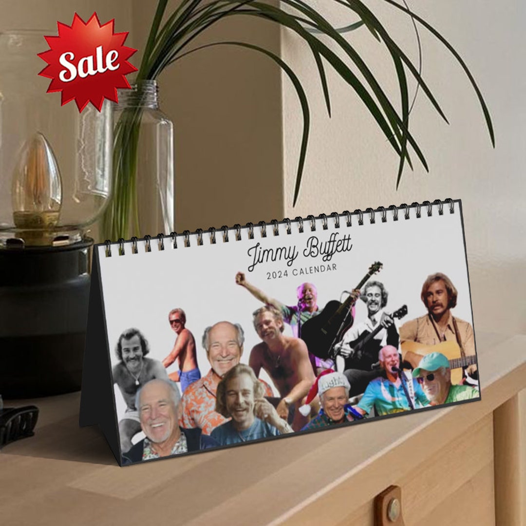 Jimmy Buffett 2024 Desktop Calendar Parrothead Margaritaville - Etsy UK