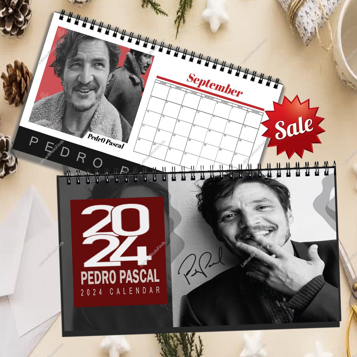 2024 Pedr0 Pascal Wall Calendar, Wall Calendar 2024 sold by Effortless ...