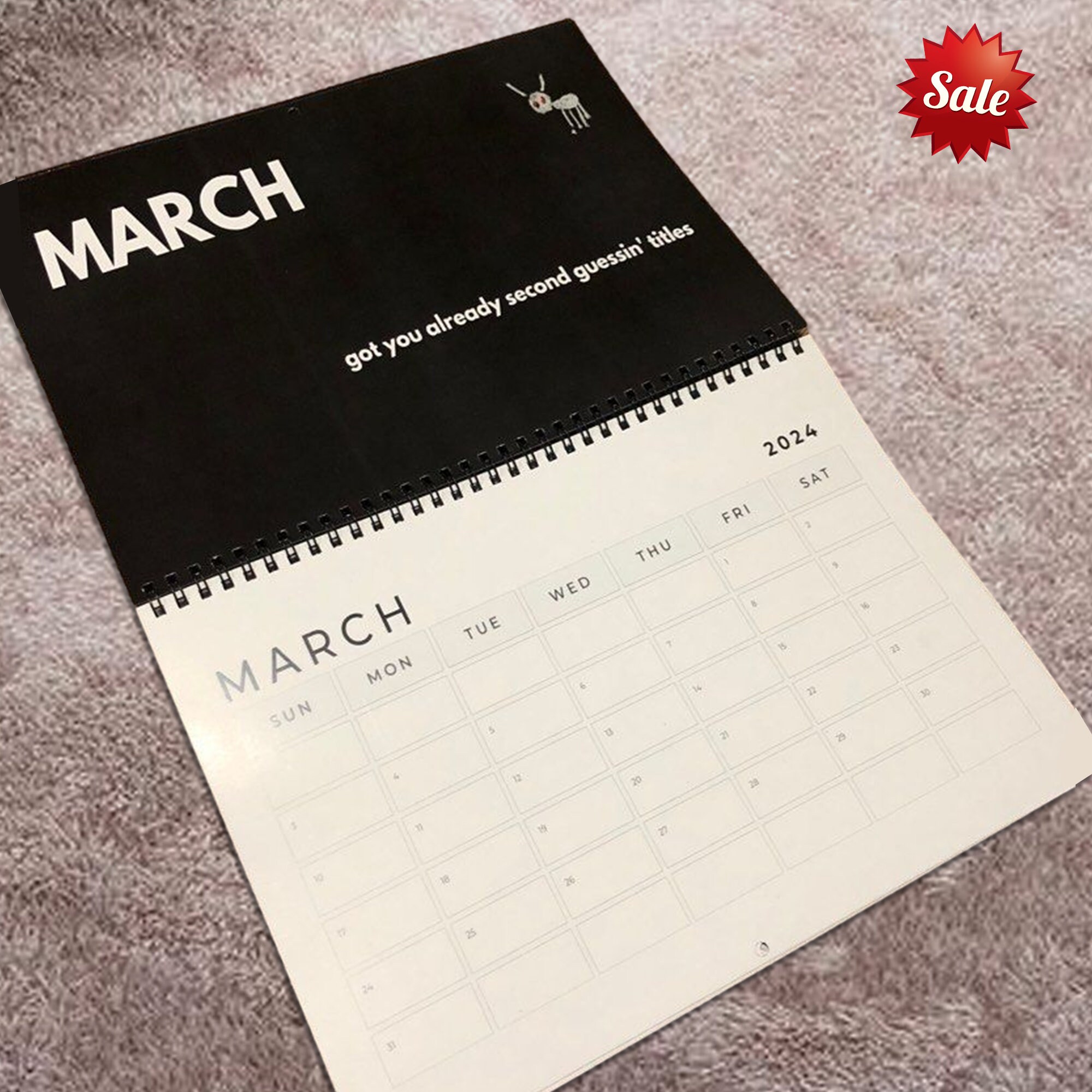 2024 Drake Slime You Out Wall Calendar, Wall Calendar 2024 Planner 2024 ...