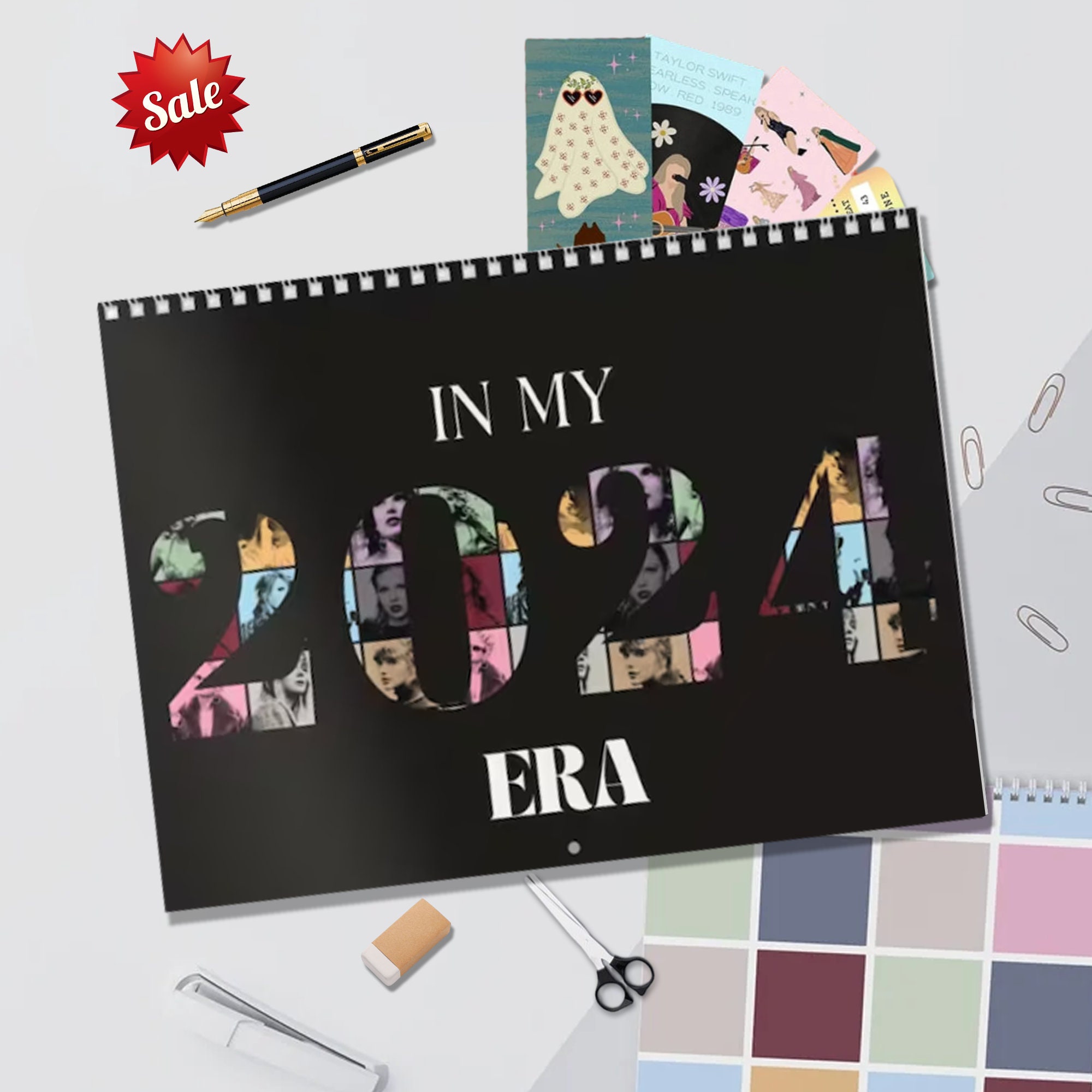 2024 Eras Wall Calendar, Taylor New Years Eras Calendar sold by Lily ...