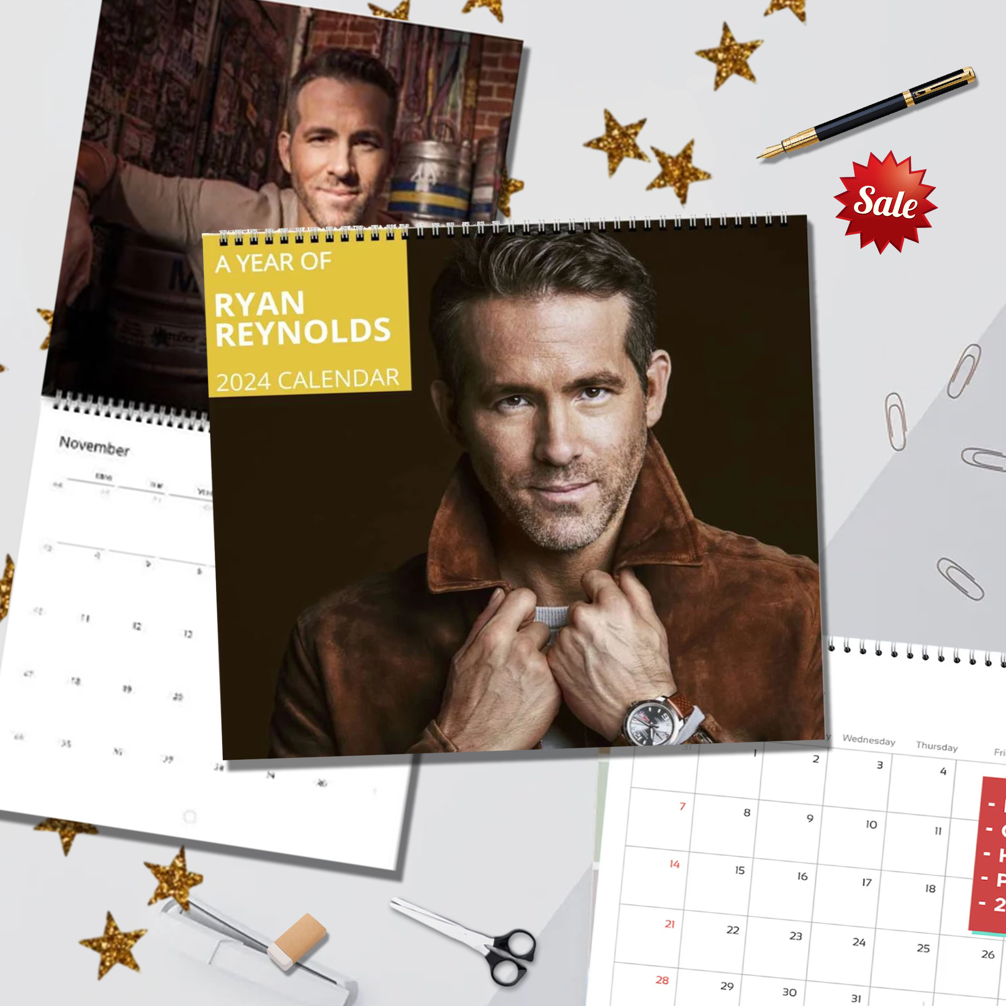 Ryan Reynolds 2024 Wall Calendar sold by Bead Clear-Cut | SKU 3879691 ...