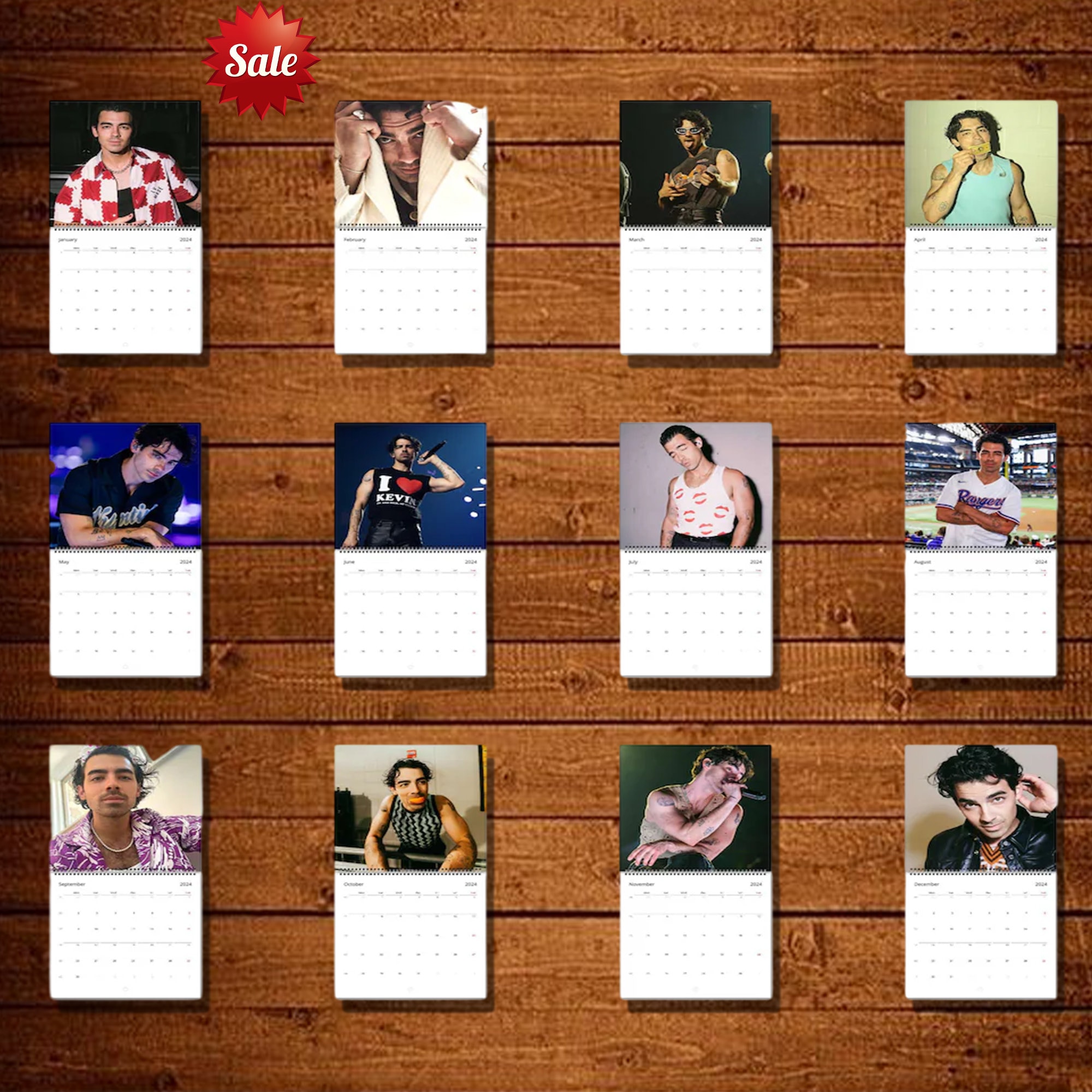 Joe Jonas Wall Calendar 2024, Wall Calendar sold by Cooling Box | SKU ...
