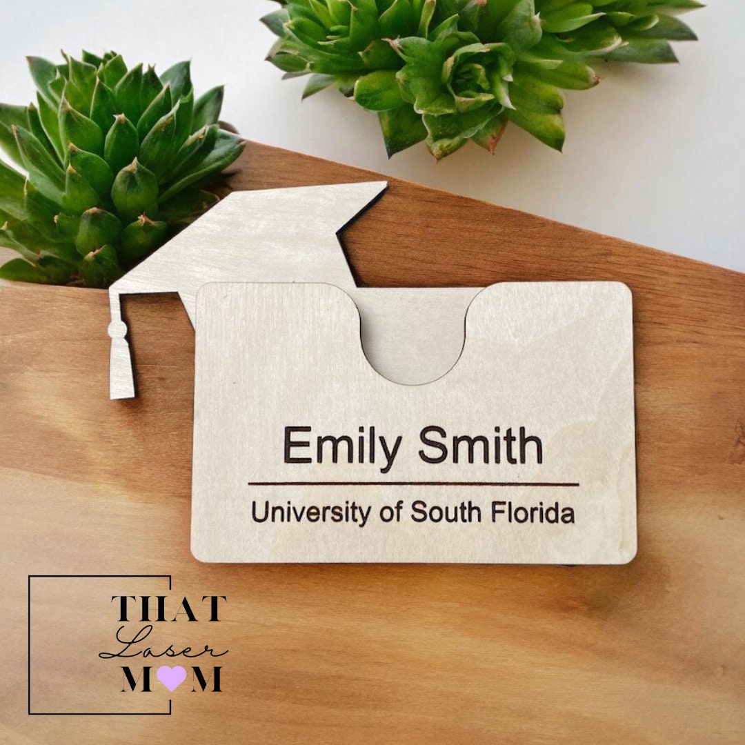 Personalized Graduation Gift Card Holder: Class of 2026-2031, Multiple ...
