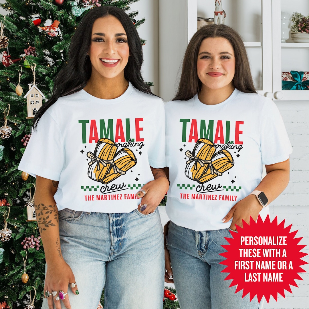 Personalized Tamale Making Crew Family Tradition T-shirt, Tamale Crew ...