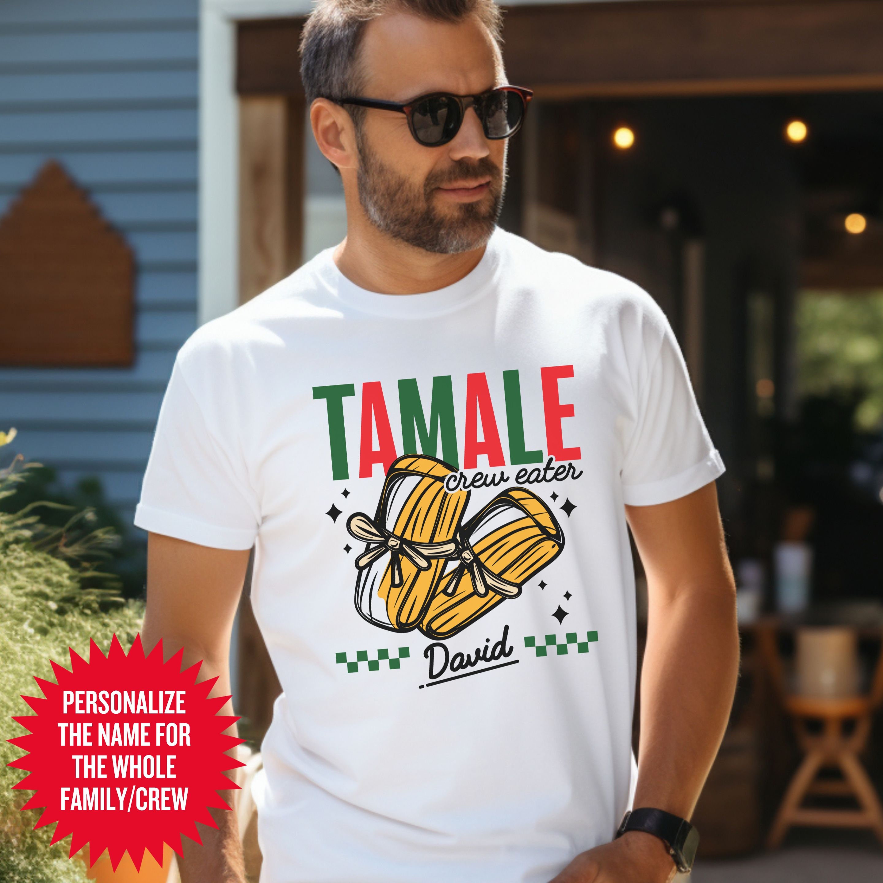 Personalized Tamale Crew EATER Family Tshirt, Mexican Tamale Party Tee ...