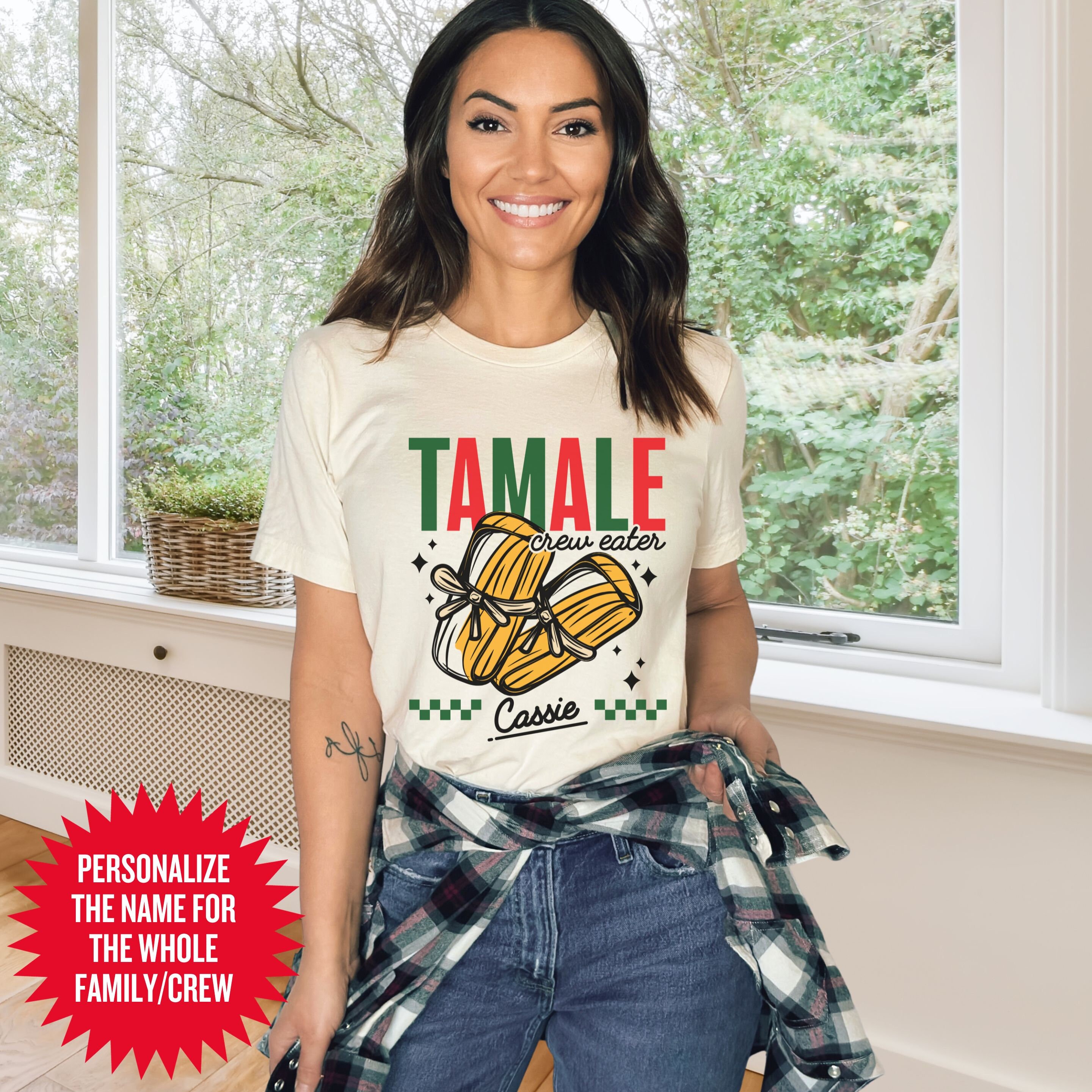 Personalized Tamale Crew EATER Family Tshirt, Mexican Tamale Party Tee ...