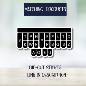 Steno Keyboard Mouse Pad for Stenographer Court Reporting Accessories ...