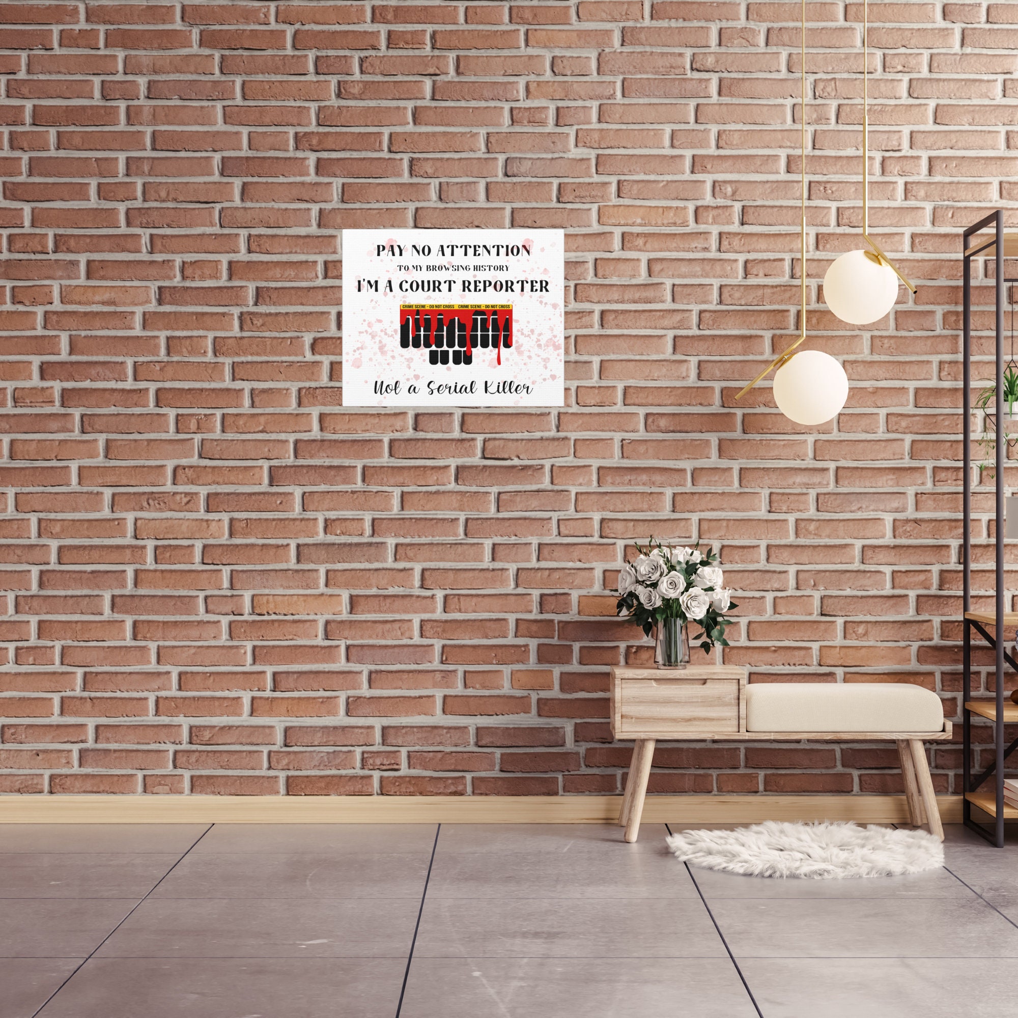 Court Reporter Wall Decor for Stenographer Office Accessories for Steno ...