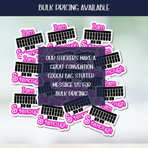 Court Reporter Sticker for Stenographer Gift for Steno Machine Court ...