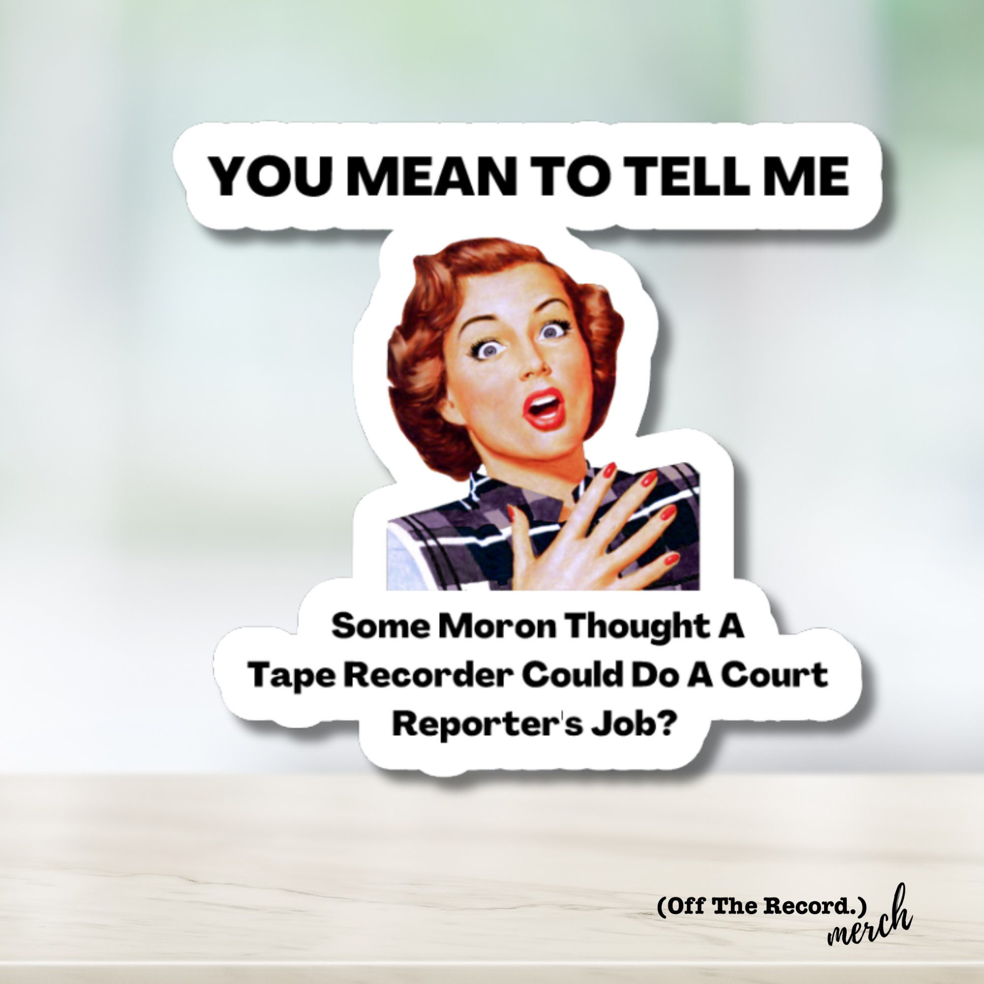 Court Reporter Stickers for Steno Machine Swag for Court Reporting ...