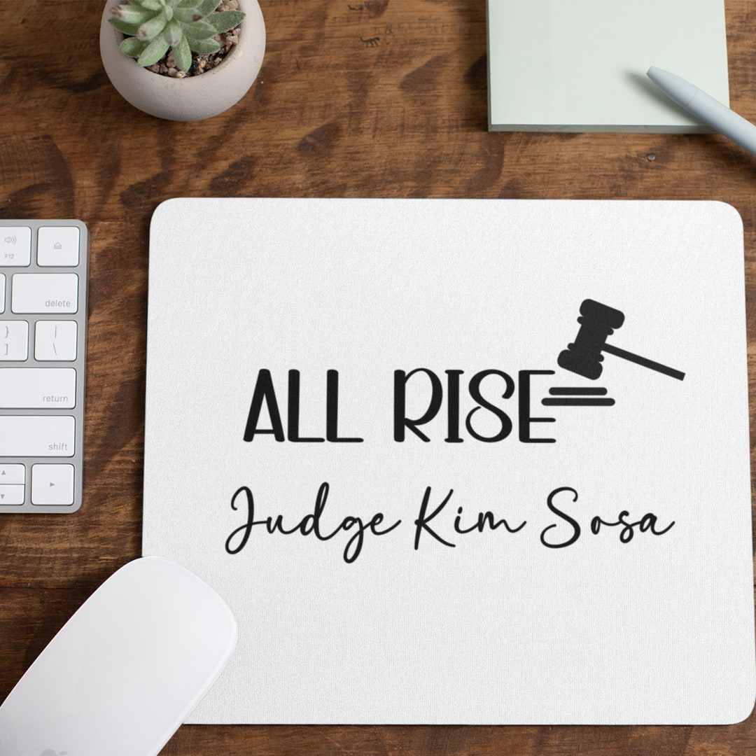 Personalized Judge Mouse Pad for Judge Gifts for Newly Elected Judge ...