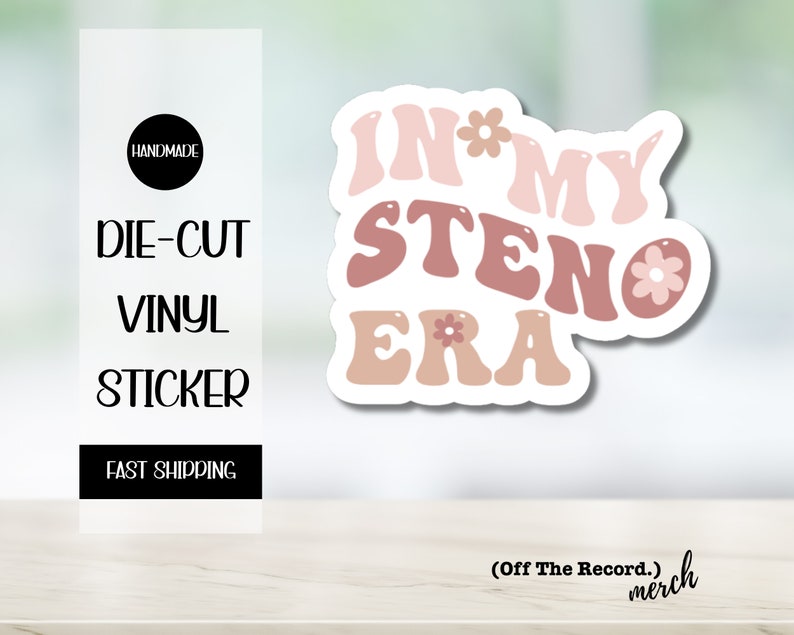 Court Reporter Retro Themed Sticker Steno Gift - Etsy