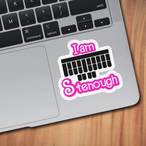 Court Reporter Sticker for Stenographer Gift for Steno Machine Court ...