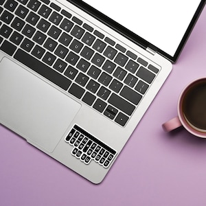 Court Reporter Steno Keyboard With Letters Sticker Decal for Steno ...