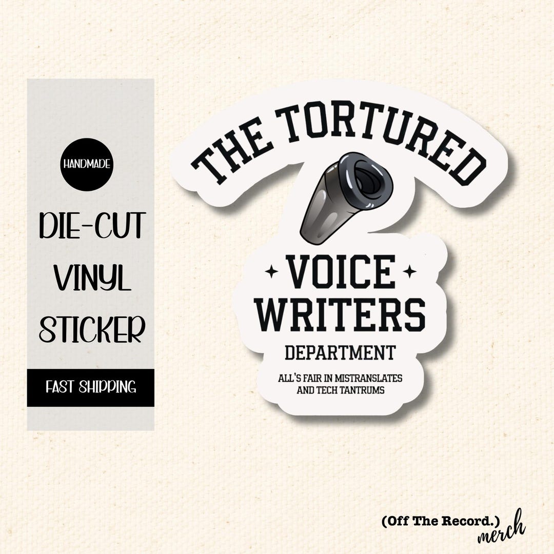 Court Reporter Gifts for Voice Writer Funny Sticker for Voicewriter ...