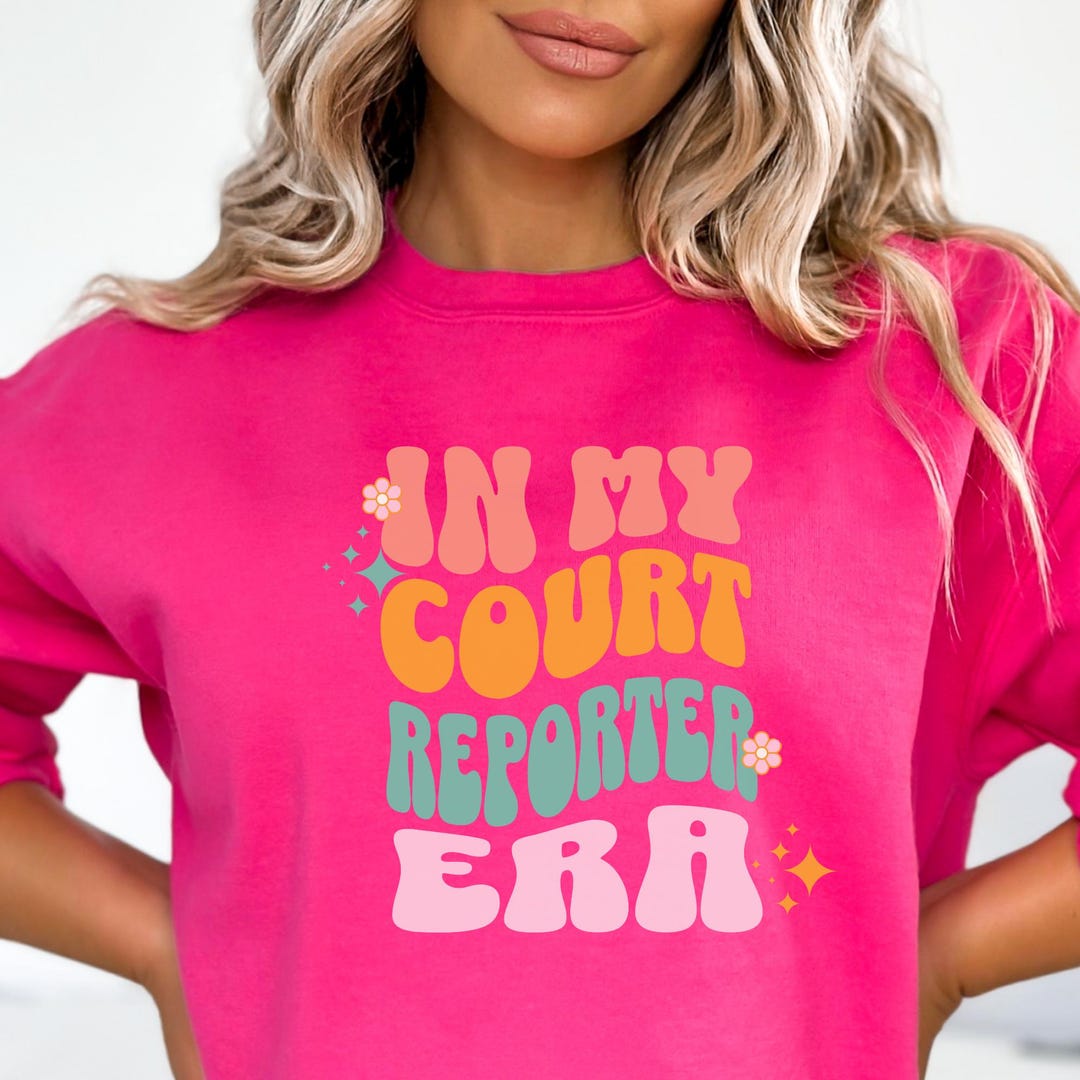 Court Reporter Sweatshirt for Stenographer Shirt for Court Reporting ...