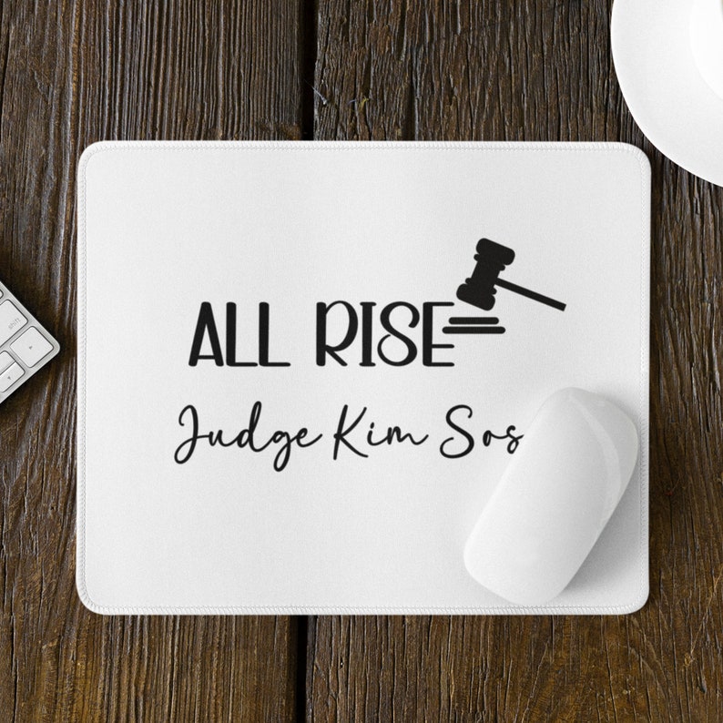 Personalized Judge Mouse Pad for Judge Gifts for Newly Elected Judge ...