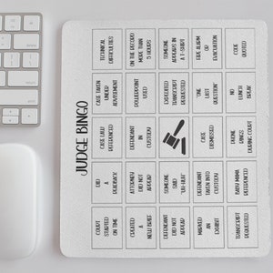 Gift for Judge Mouse Pad for Criminal Court Judge Funny Christmas Gift ...