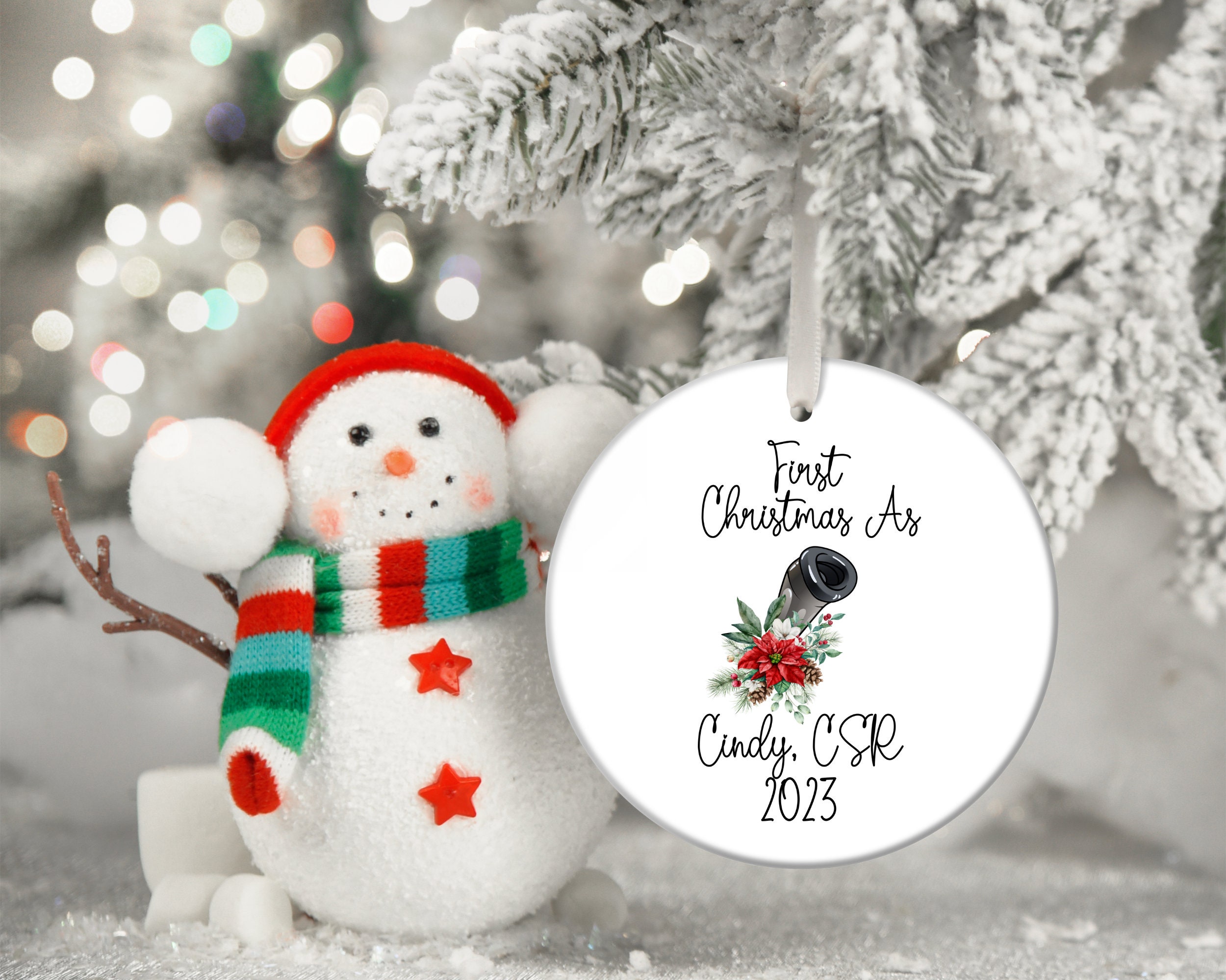 Court Reporter Christmas Gift - Custom Voice Writer Student Ornament ...