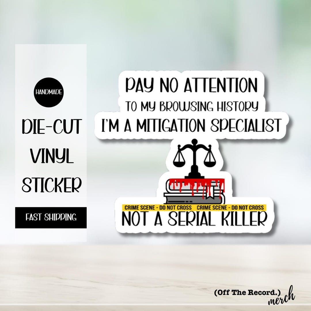 Funny Mitigation Specialist Sticker for Mitigation Specialist Gift for ...