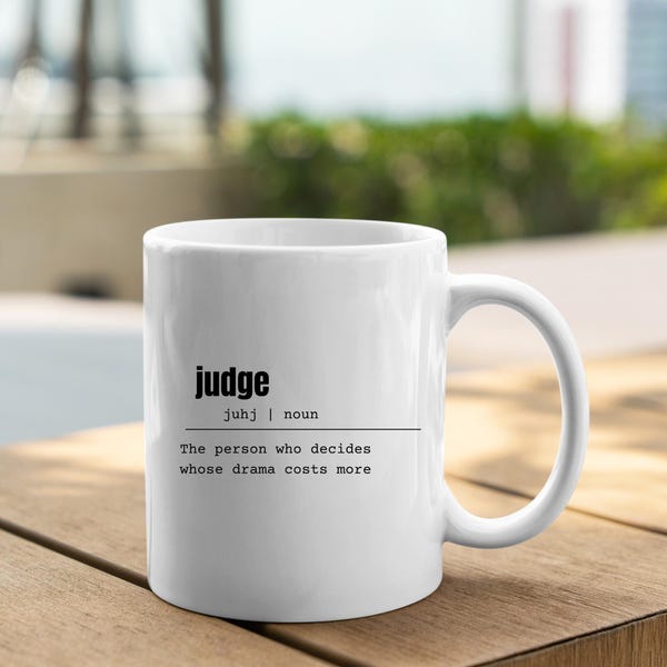 Gift for Judge Mouse Pad for Criminal Court Judge Funny Christmas Gift ...