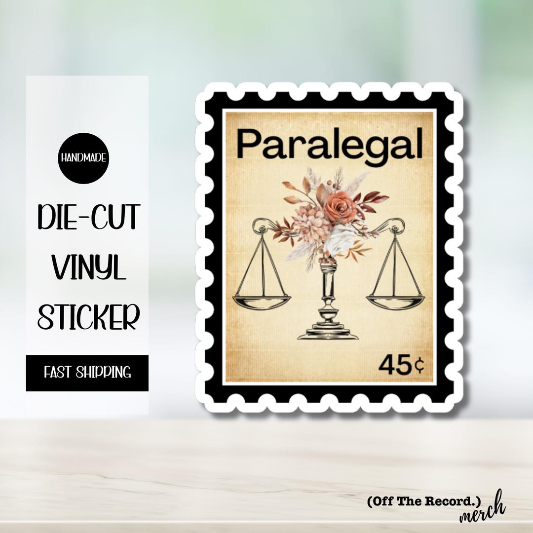 Paralegal Sticker for Legal Assistant Gift for Paralegal Graduation ...