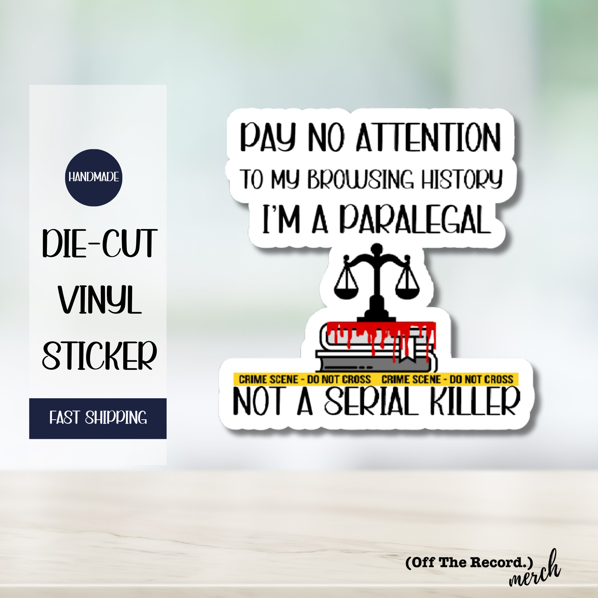 Funny Paralegal Sticker for Legal Assistant Gift for Paralegal School ...