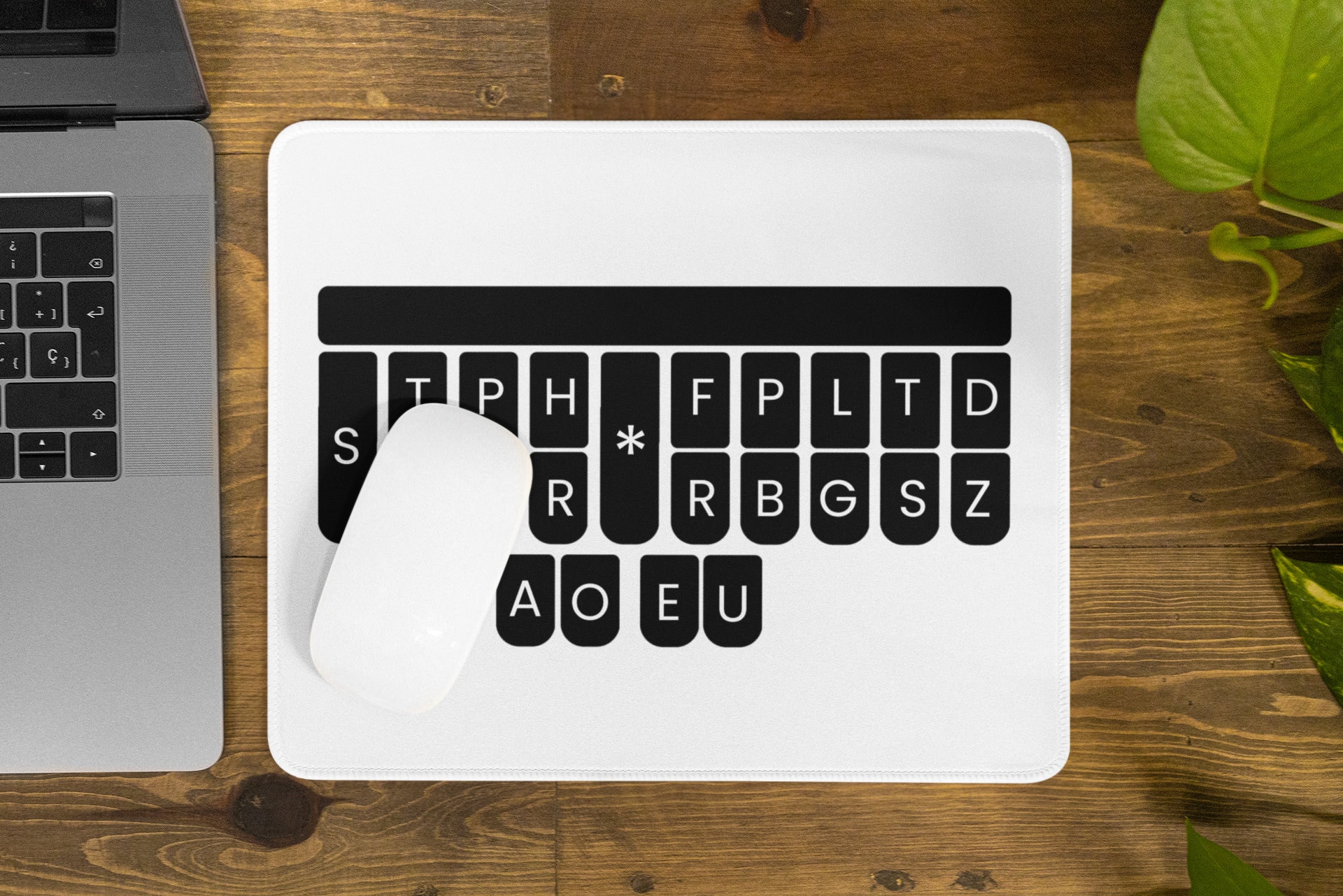 Steno Keyboard Mouse Pad for Stenographer Court Reporting Accessories ...