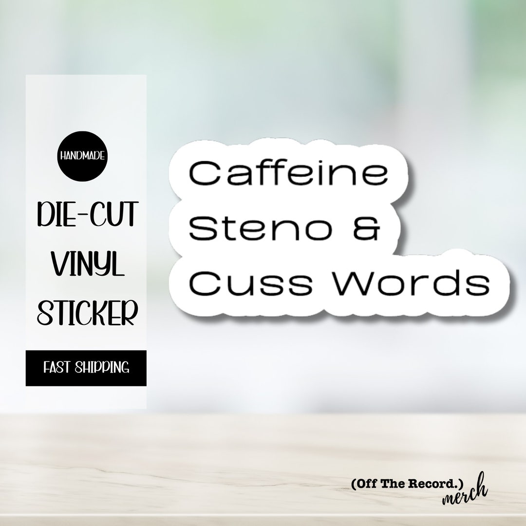 Court Reporter Sticker, Gift for Court Reporting Student, Stenographer ...