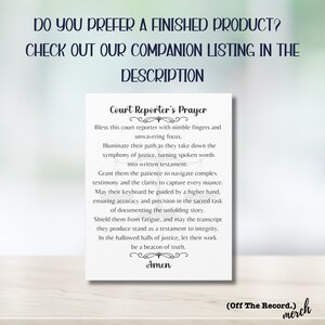 Court Reporter Wall Art for Stenographer Christmas Gift for Court ...