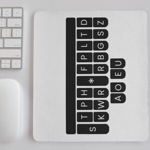 Steno Keyboard Mouse Pad for Stenographer Court Reporting Accessories ...