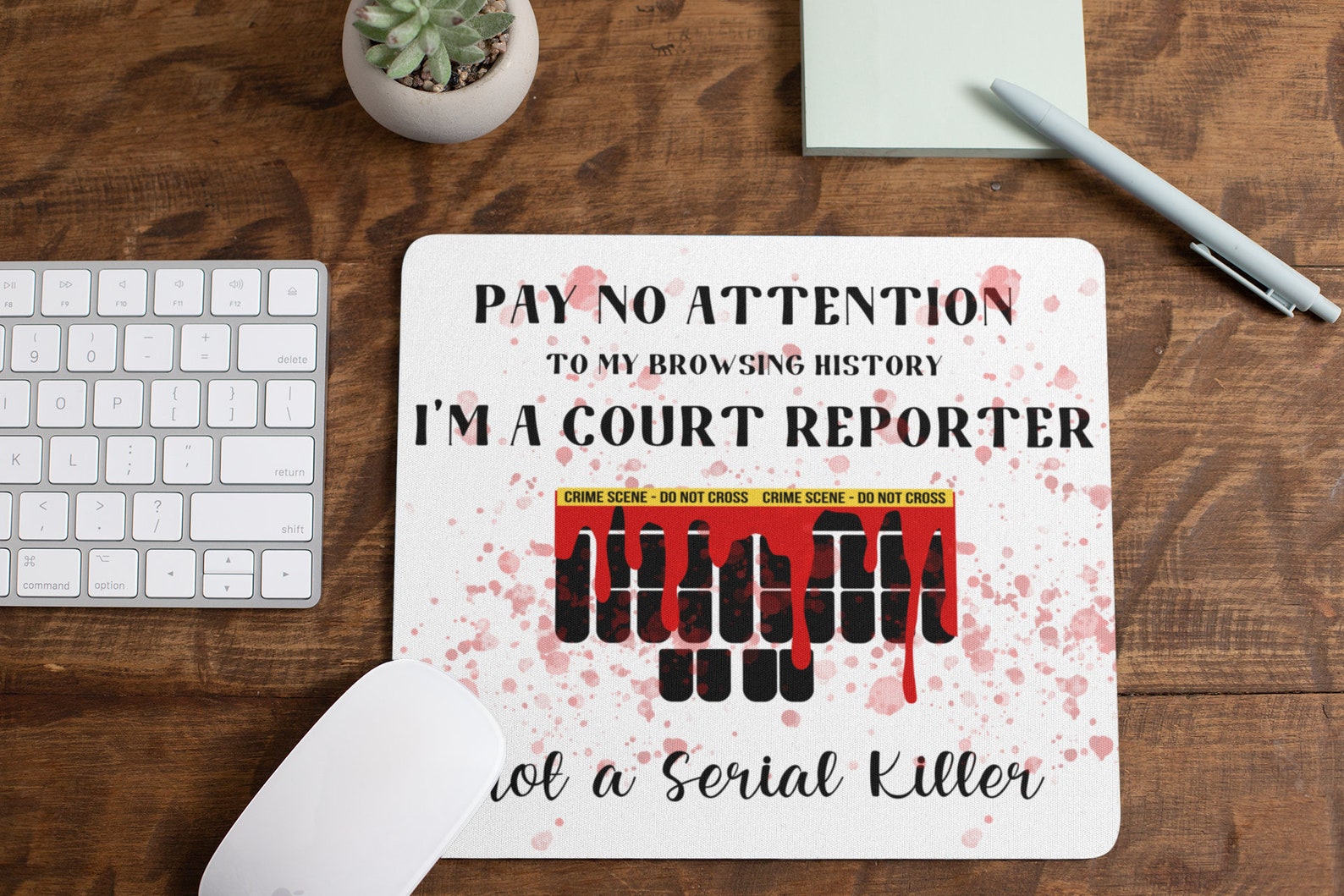 Court Reporter Mouse Pad for Criminal Court Reporter Steno Appreciation ...