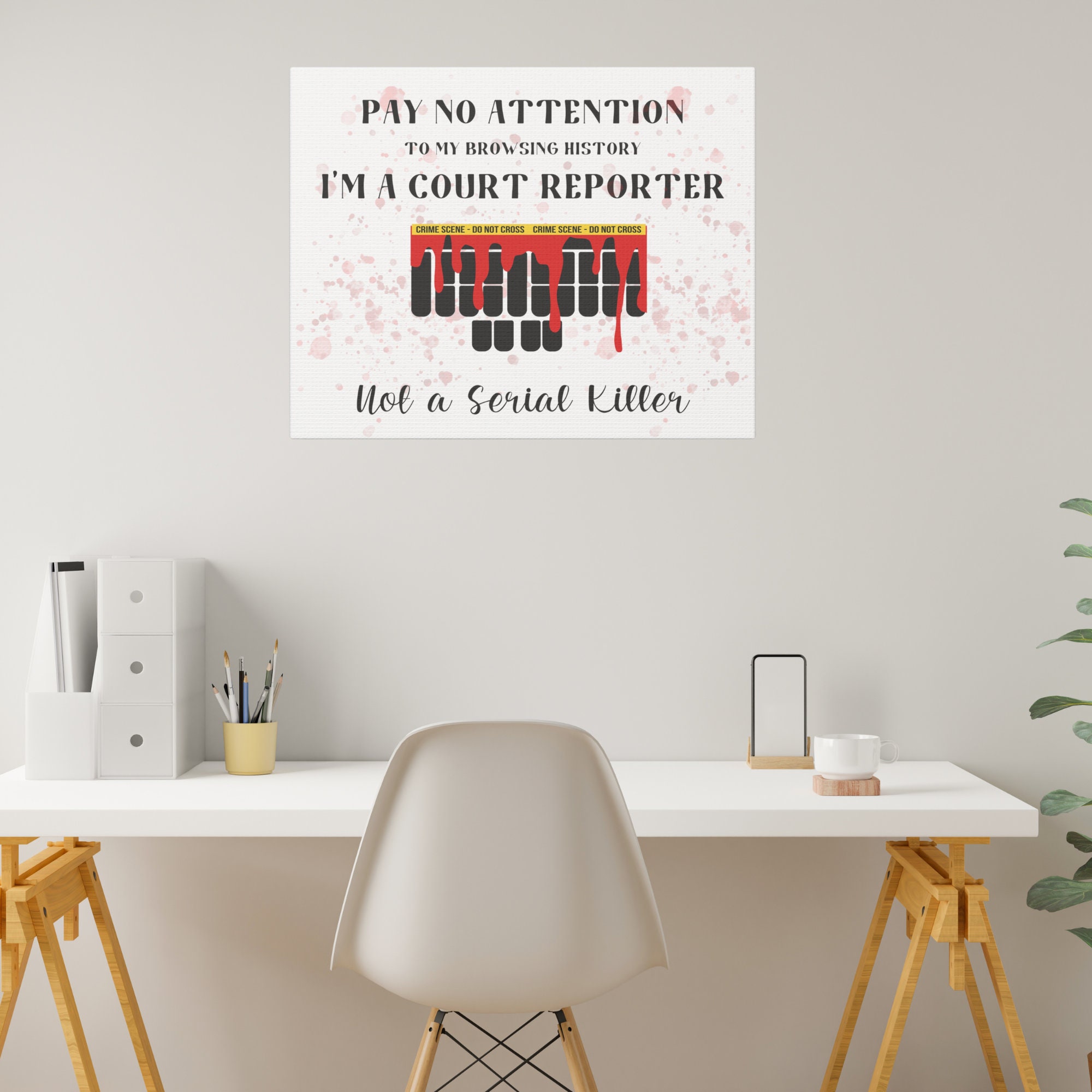 Court Reporter Wall Decor for Stenographer Office Accessories for Steno ...