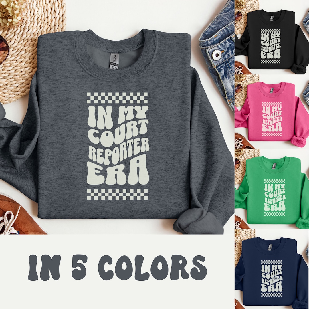 Court Reporter Sweatshirt, Stenographer Shirt, Gift for Court Reporting ...