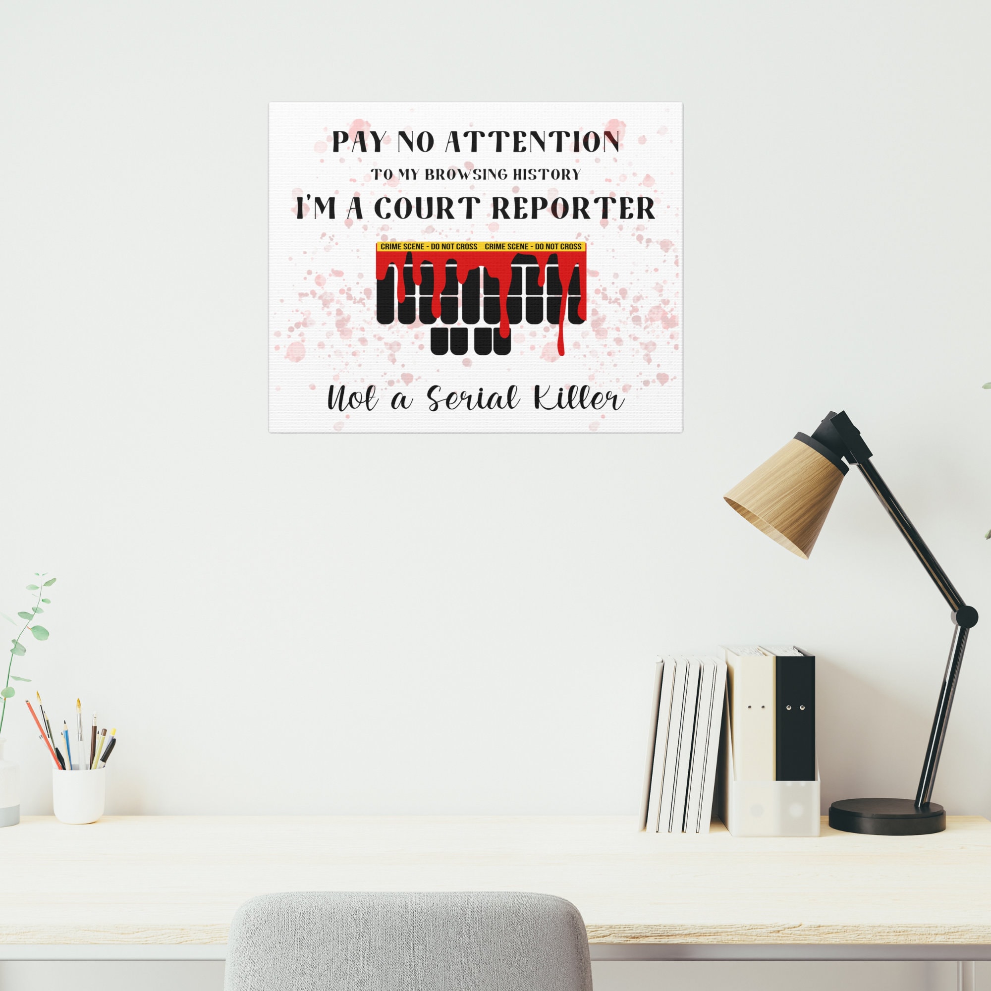 Court Reporter Wall Decor for Stenographer Office Accessories for Steno ...