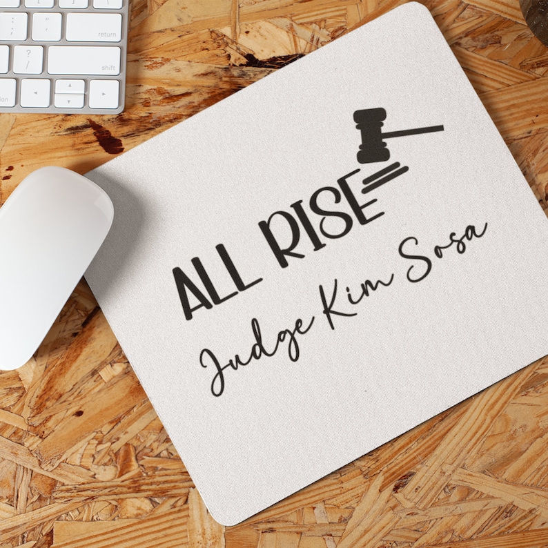 Personalized Judge Mouse Pad for Judge Gifts for Newly Elected Judge ...