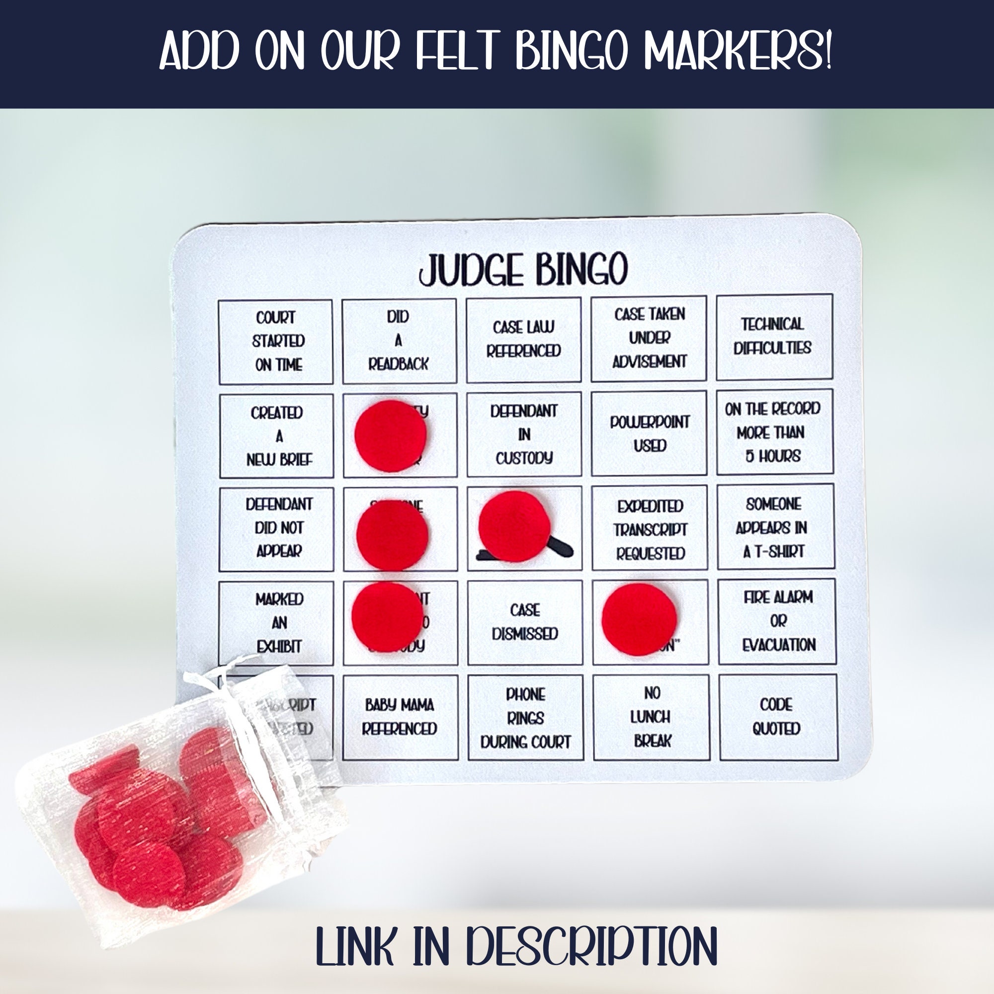 Gift for Judge Mouse Pad for Criminal Court Judge Funny Christmas Gift ...