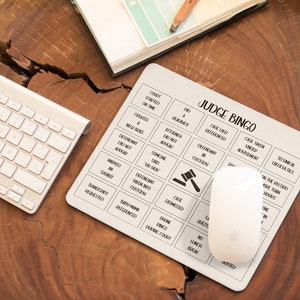 Gift for Judge Mouse Pad for Criminal Court Judge Funny Christmas Gift ...